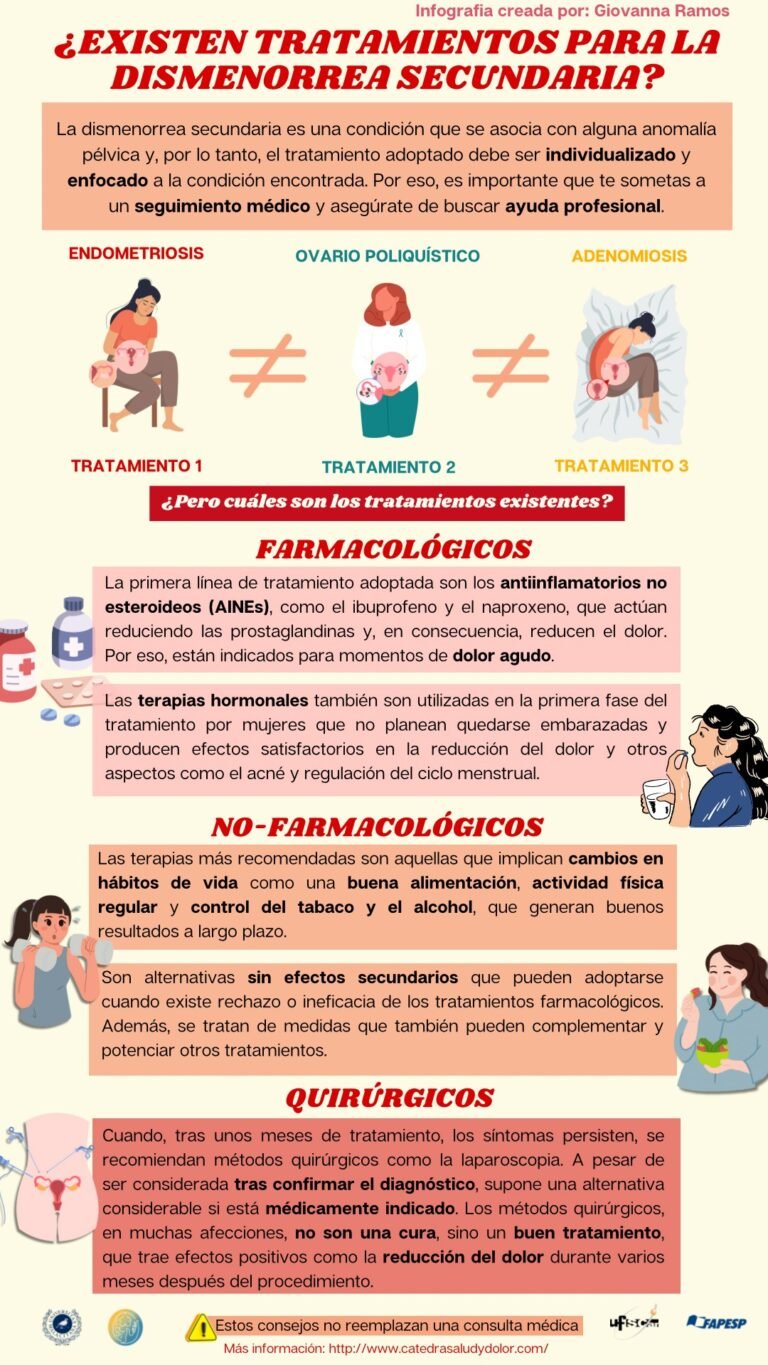 Infografías Dolor Menstrual – Cátedra en Salud y Dolor